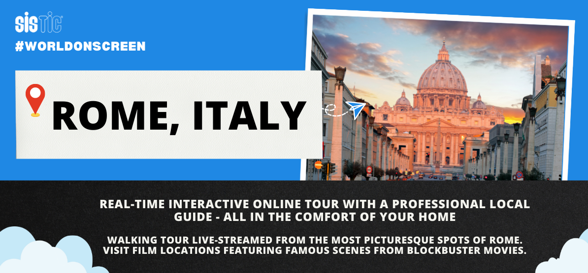LIVE Interactive Tour: Visit Iconic Filming Locations in Rome