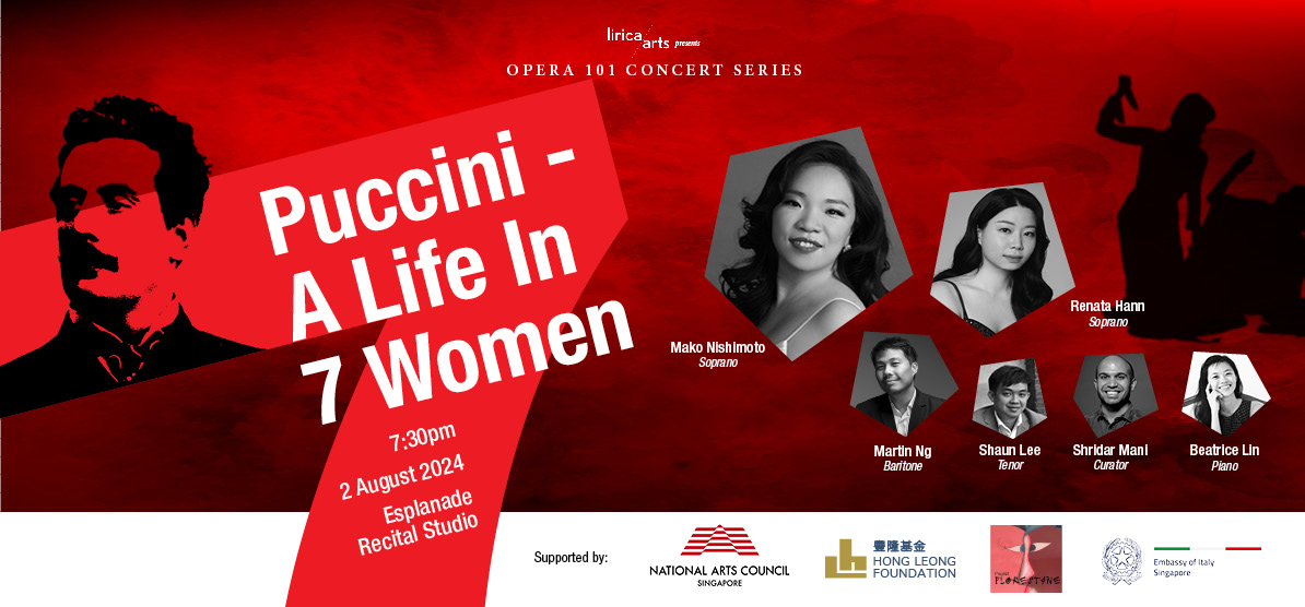 OPERA 101 Concert Series: Puccini - A Life In 7 Women [G]