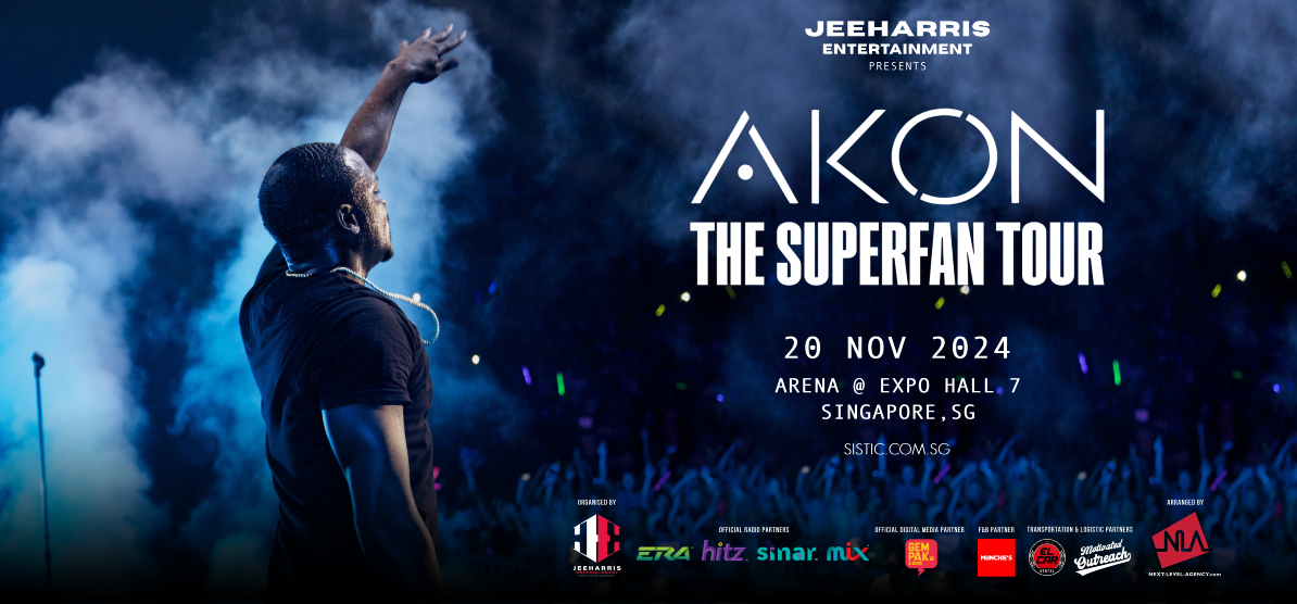 AKON "THE SUPERFAN TOUR" LIVE IN SINGAPORE [NC16]