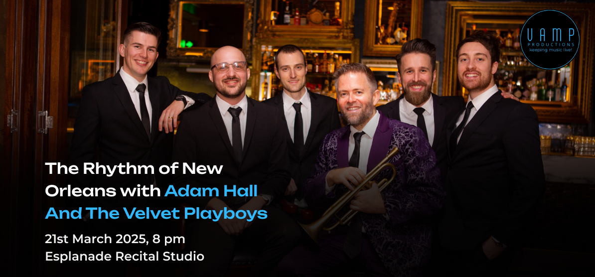 The Rhythm of New Orleans with Adam Hall and The Velvet Playboys [G]