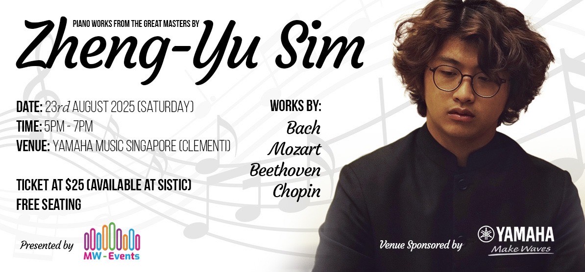 Piano Works From The Great Masters by Zheng-Yu Sim [G]