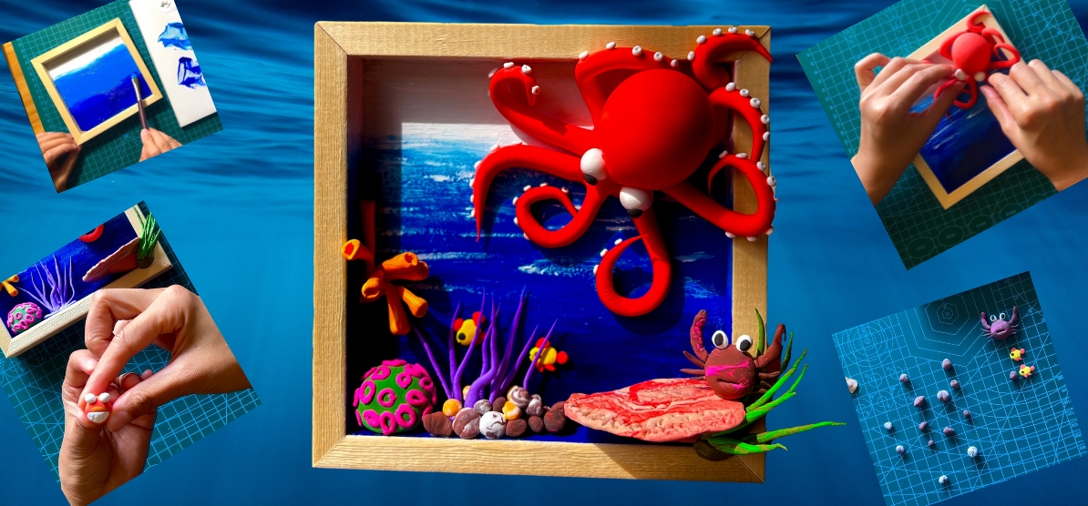 Kids Painting & Clay Workshop (2D&3D Art) [G]
